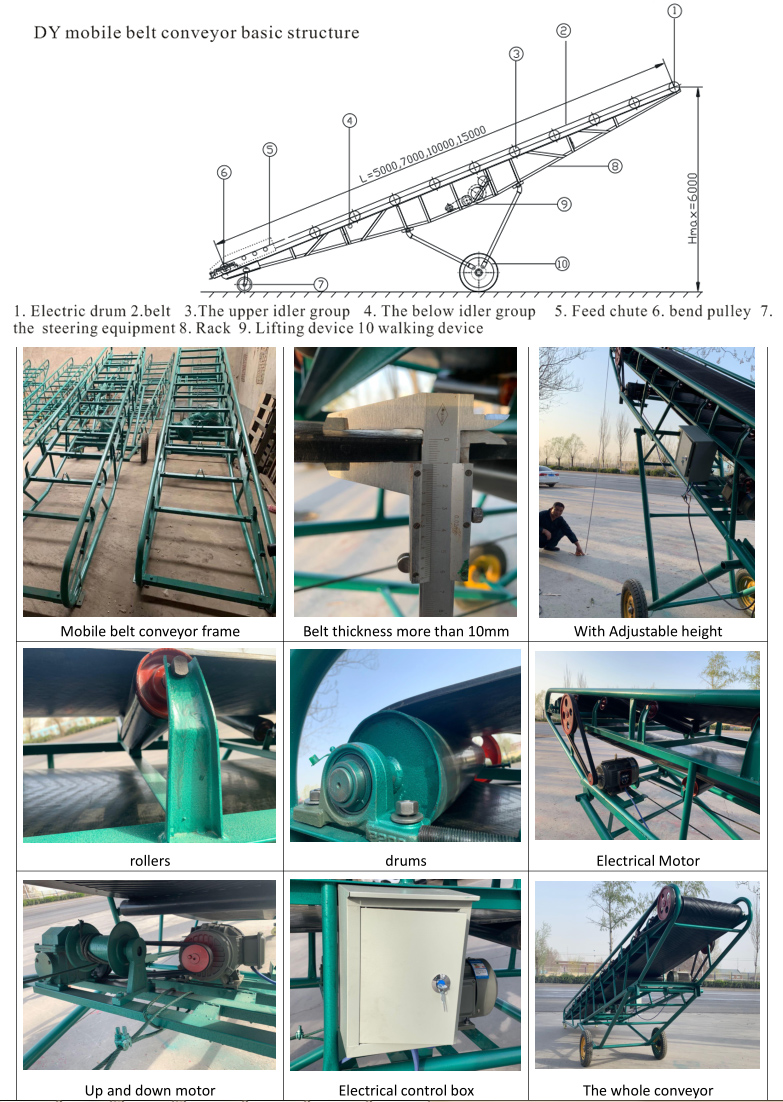 Mobile Belt Conveyor-DAHAN Vibration Machinery
