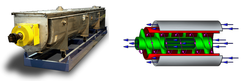 High-Temperature Screw Conveyor-DAHAN Vibration Machinery
