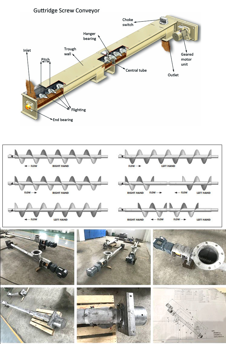 Oil Screw Conveyor-DAHAN Vibration Machinery