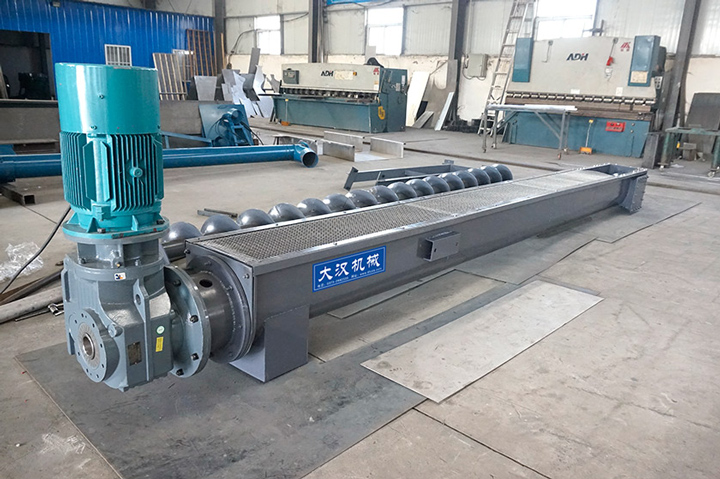 High-Temperature Screw Conveyor-DAHAN Vibration Machinery