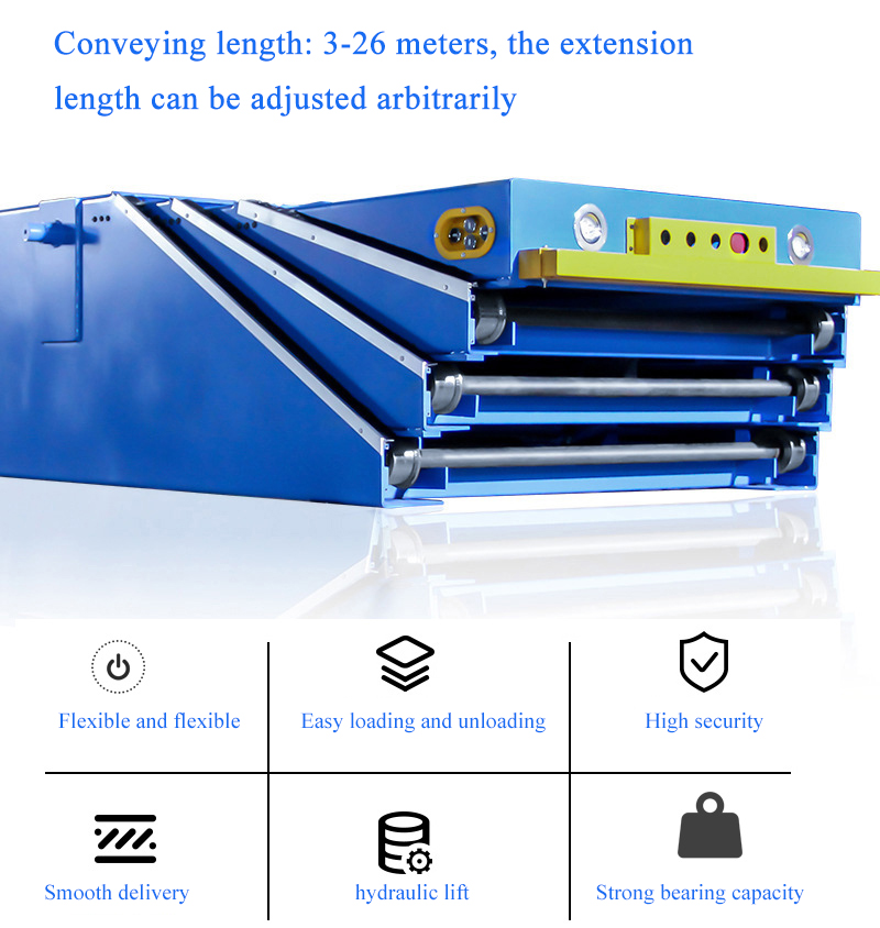 Telescopic Belt Conveyor-DAHAN Vibration Machinery