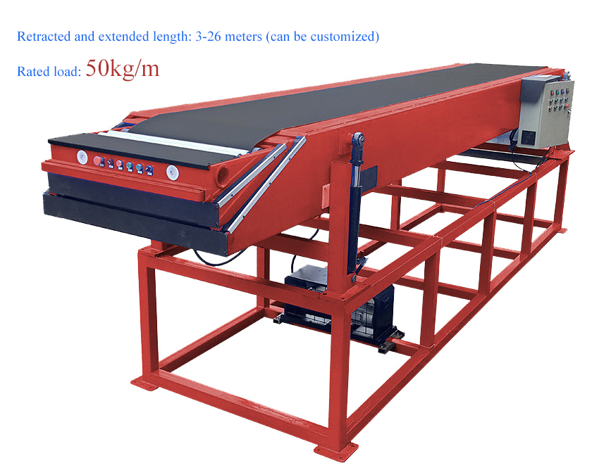 Telescopic Belt Conveyor-DAHAN Vibration Machinery