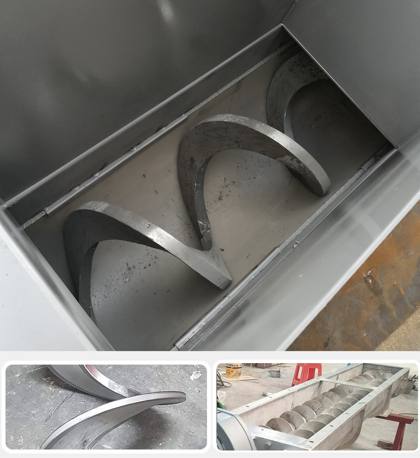 Stainless Steel Shaftless Screw Conveyor-DAHAN Vibration Machinery