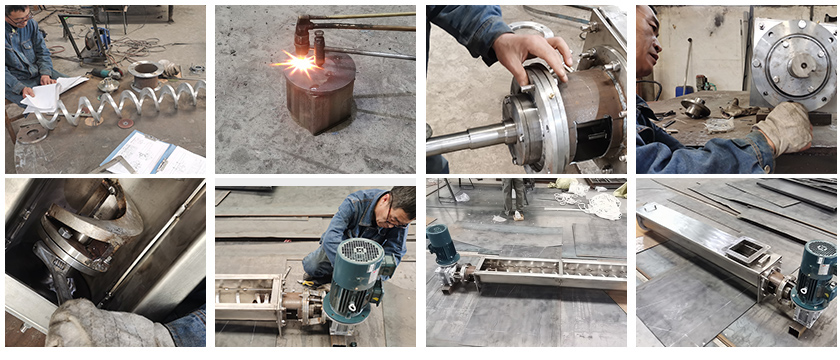 Stainless Steel Shaftless Screw Conveyor-DAHAN Vibration Machinery