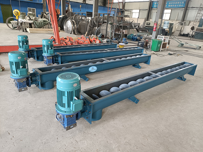 Sludge Shaftless Screw Conveyor-DAHAN Vibration Machinery