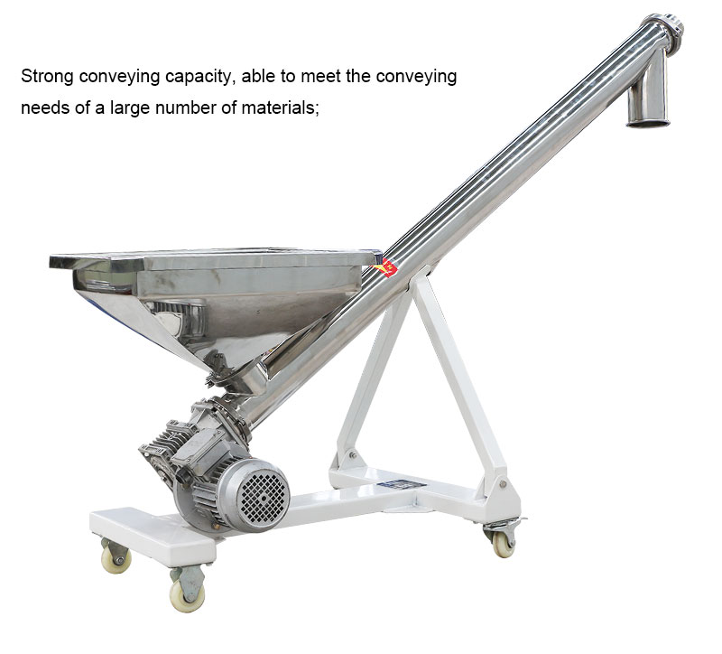 Angled Screw Conveyor-DAHAN Vibration Machinery