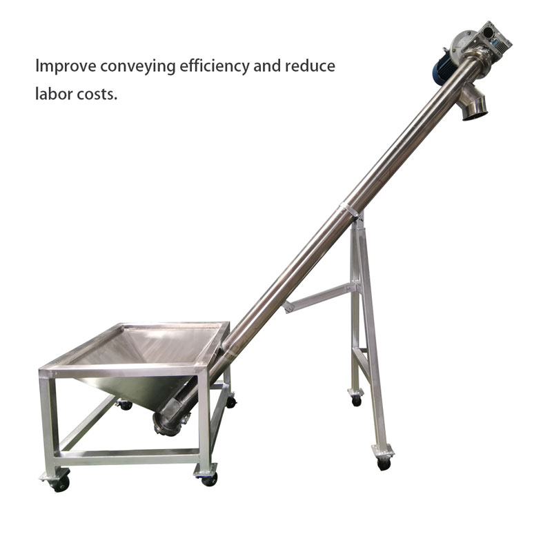 Powdered Sugar Screw Conveyor-DAHAN Vibration Machinery