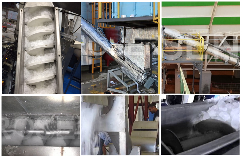 Screw Conveyor for Ice Flakes-DAHAN Vibration Machinery