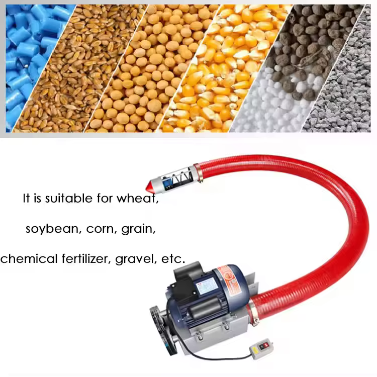 Flexible Auger Conveyor For Moving Wood Pellets-DAHAN Vibration ...